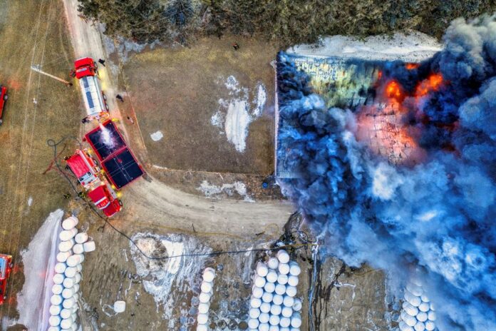 Massive Warehouse Fire TRIGGERS Emergency Orders | NewsBlock.org